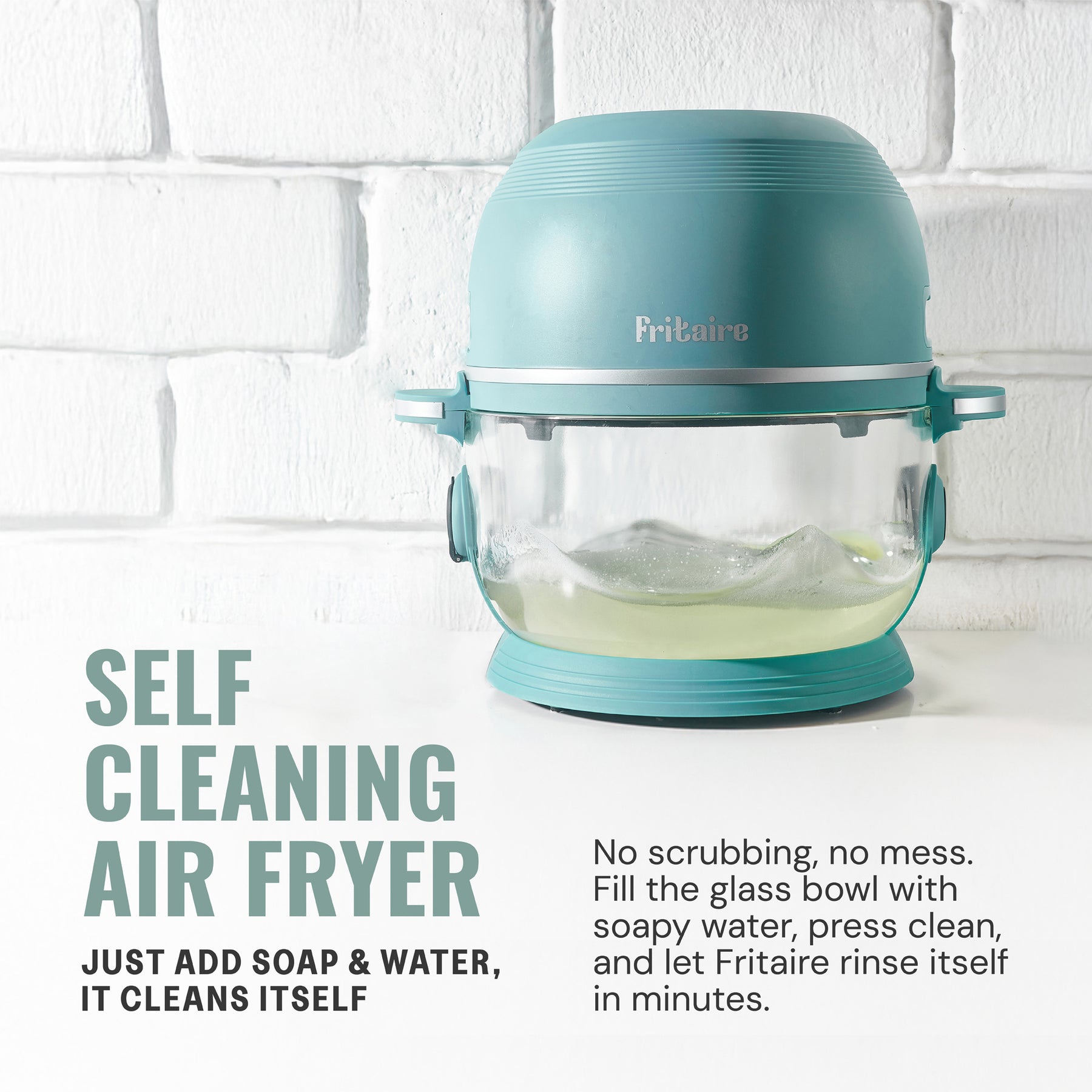 Fritaire, Self-Cleaning Non-Toxic Air Fryer, Black | Fritaire!
